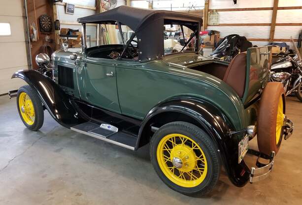 1930 Ford Model A All-Steel Convertible Original Restored Roadster ...